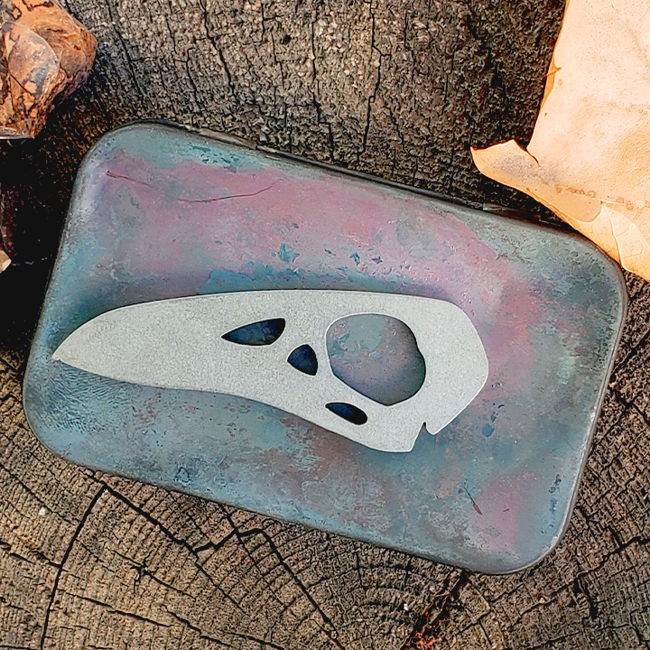 Emberlit Flint and Steel - Raven Skull